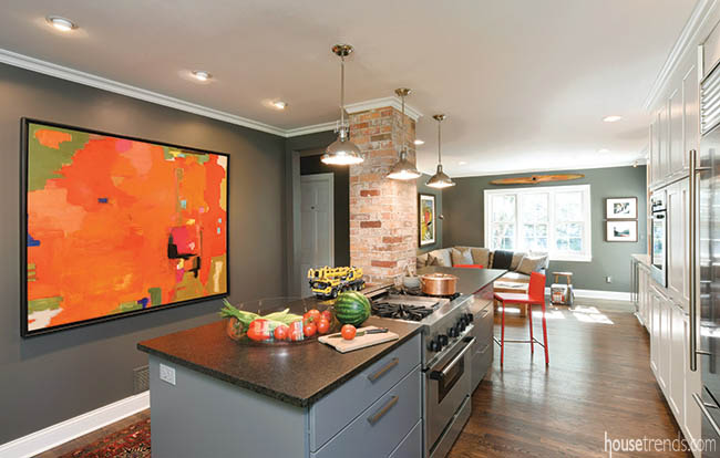 Spicy kitchen remodel