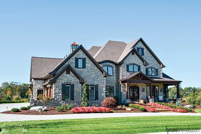 Custom home boasts rustic elegance