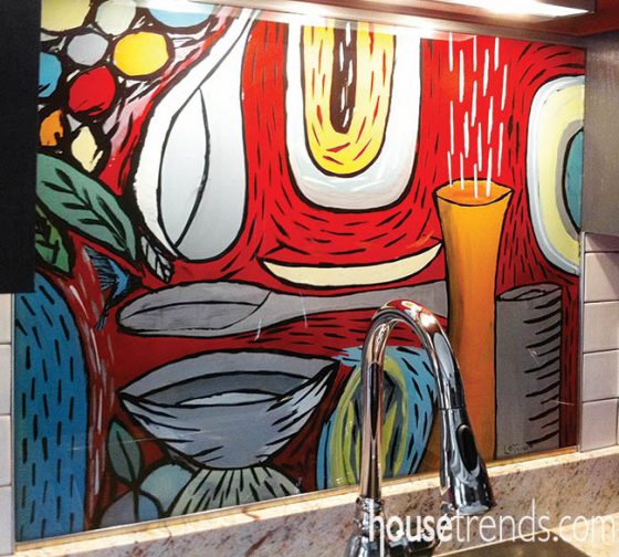 Artistic backsplash designs