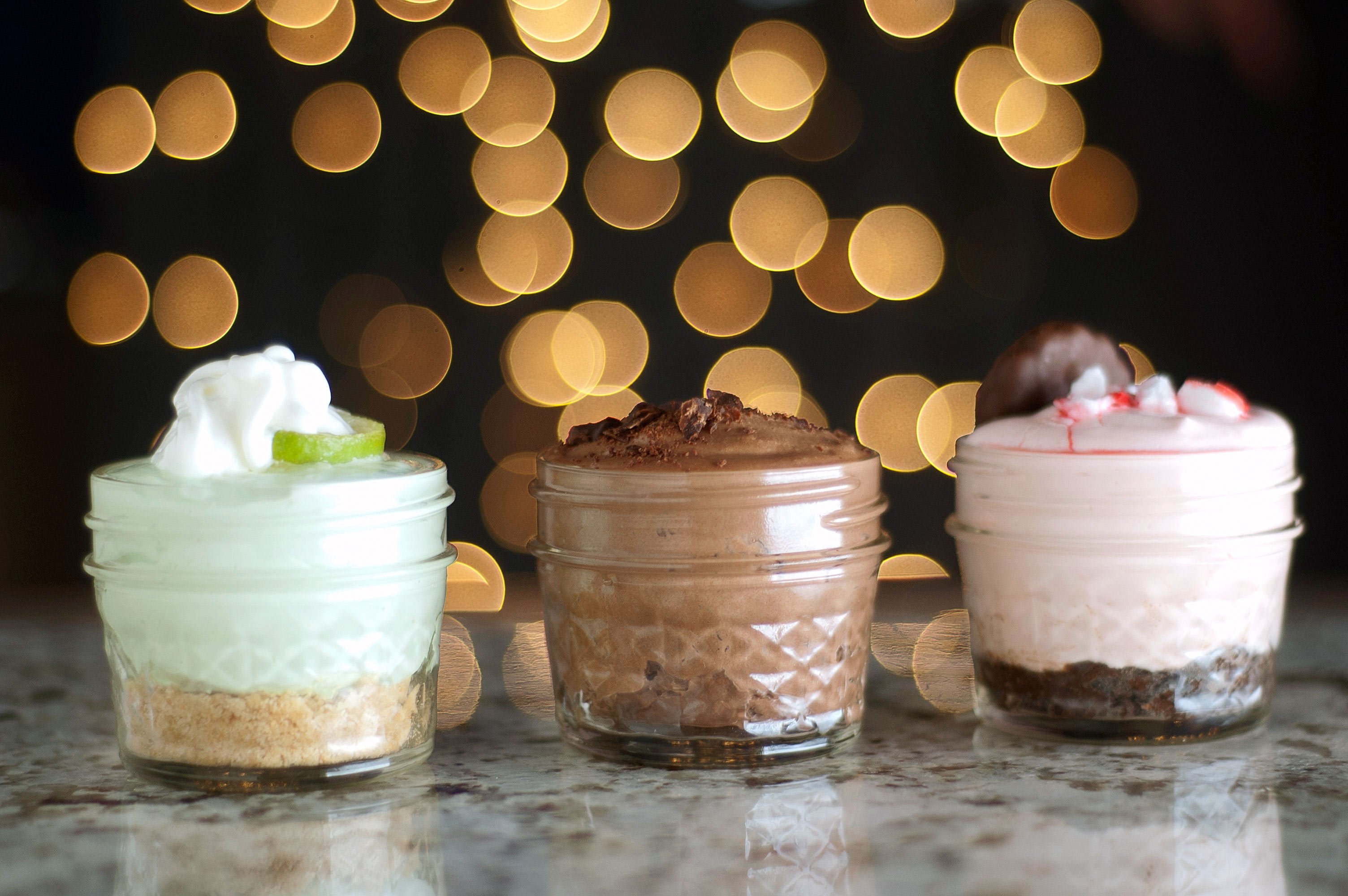 A creamy trio of no-bake dessert recipes