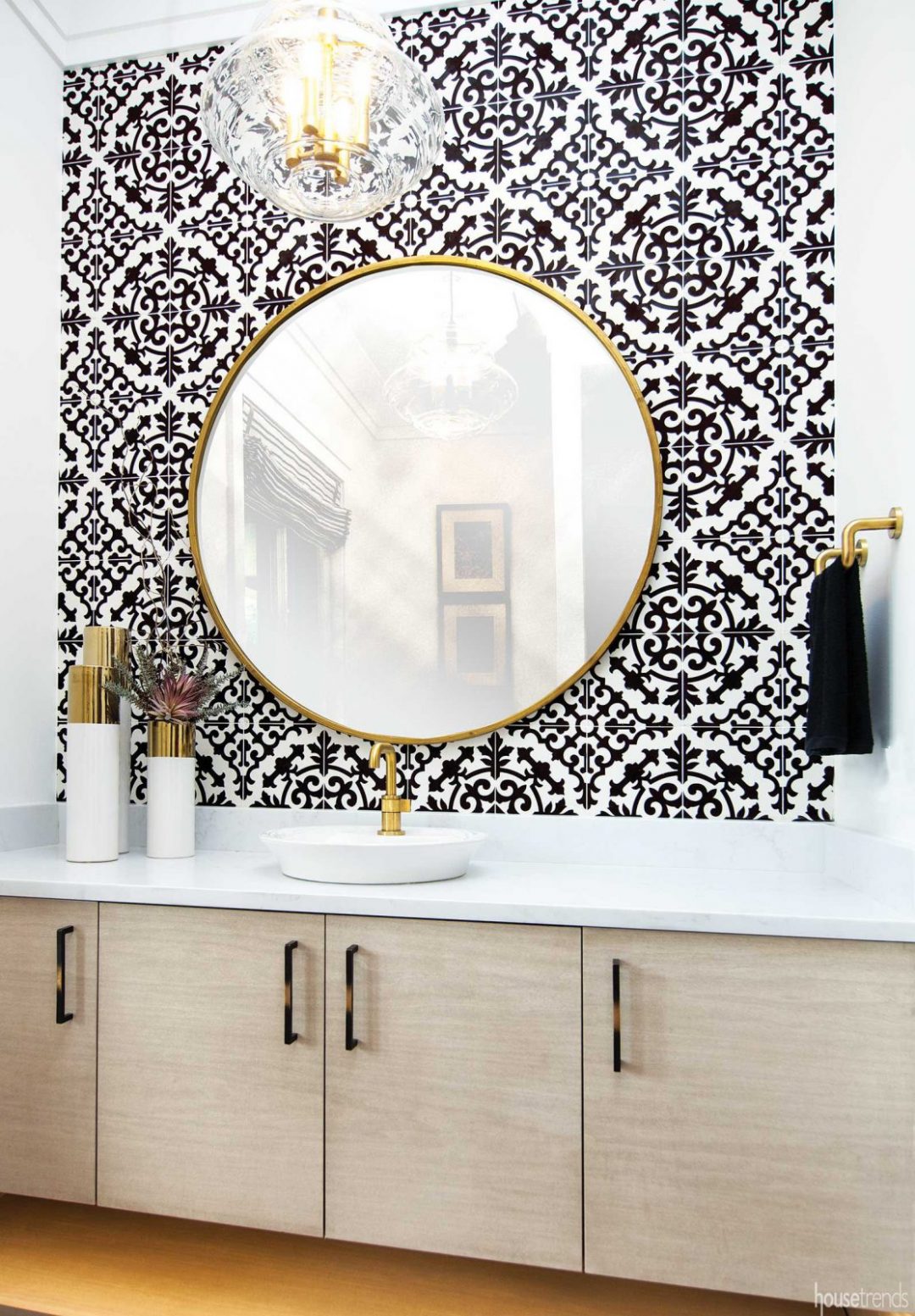 The lustrous alloy of brass is back in the interior design spotlight