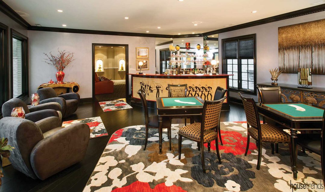 Fully stocked home bars