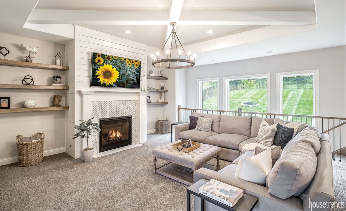 Family is happy together in new home in Bellbrook