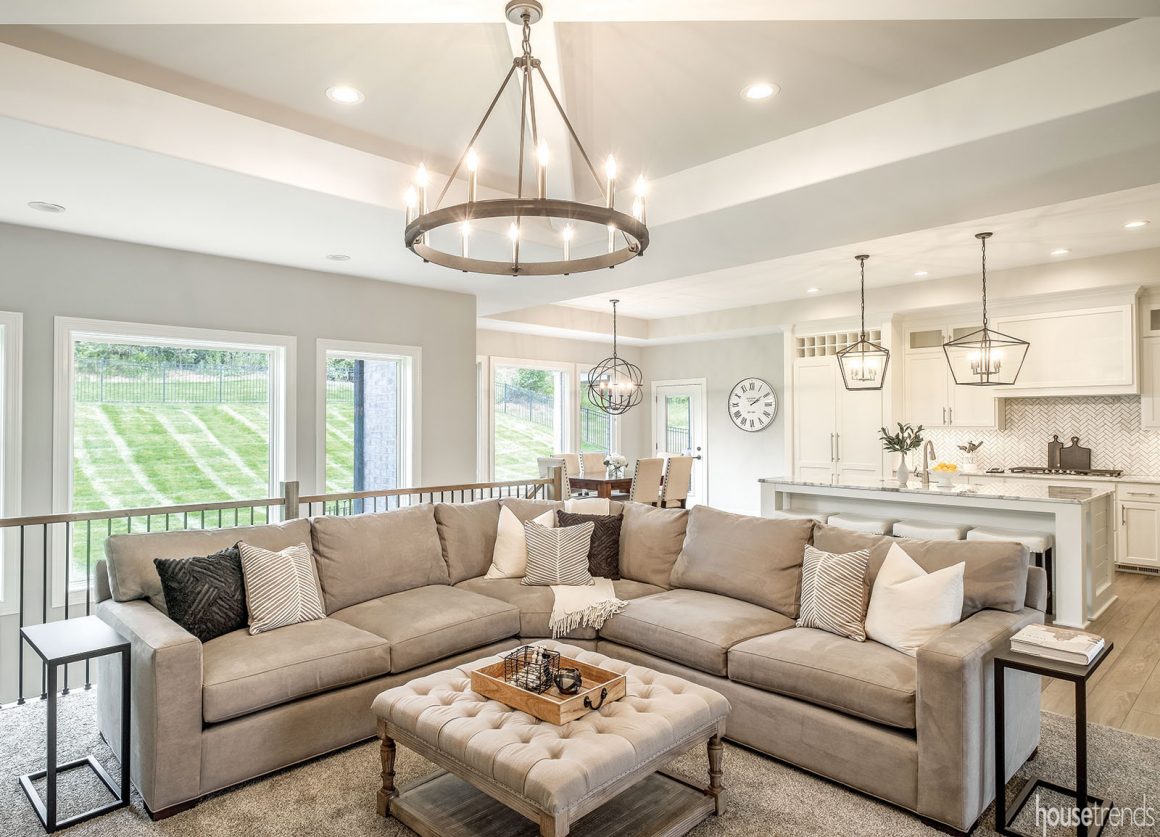 Family is happy together in new home in Bellbrook