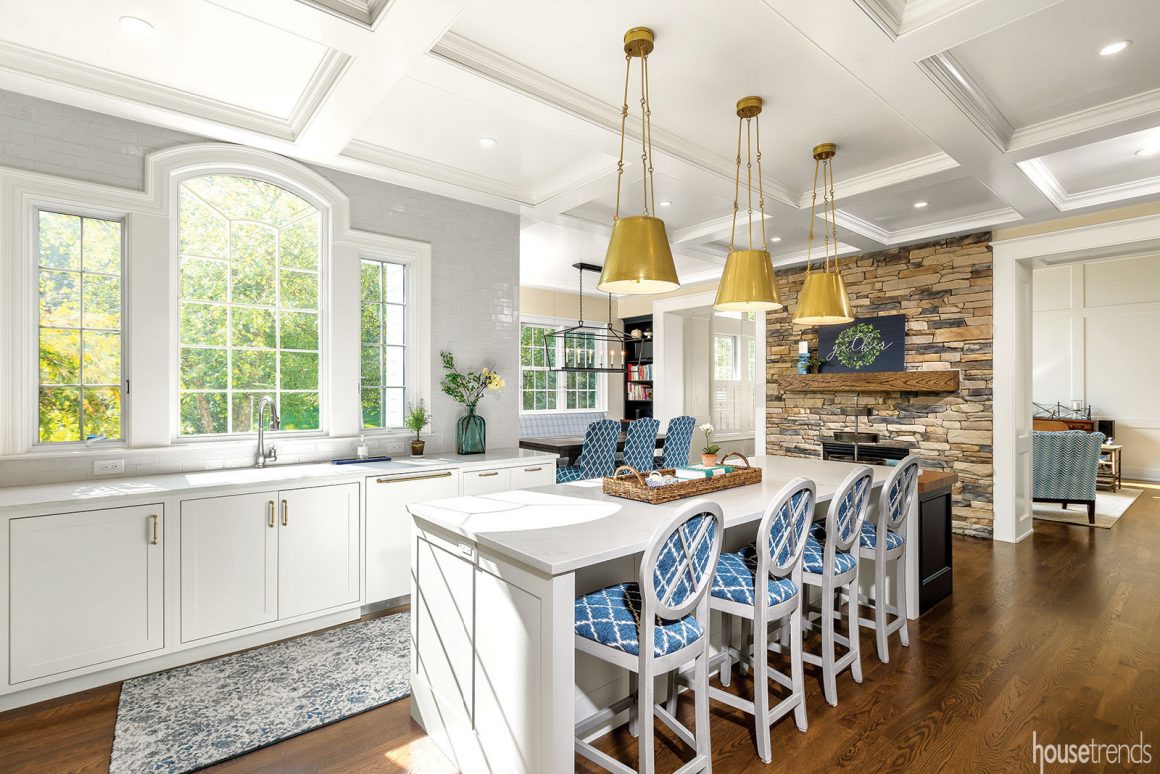 Dublin, Ohio kitchen is fresh, open and elegant in this kitchen remodel