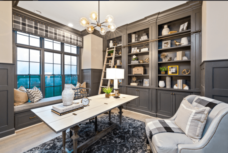 Beautiful Home Office Library