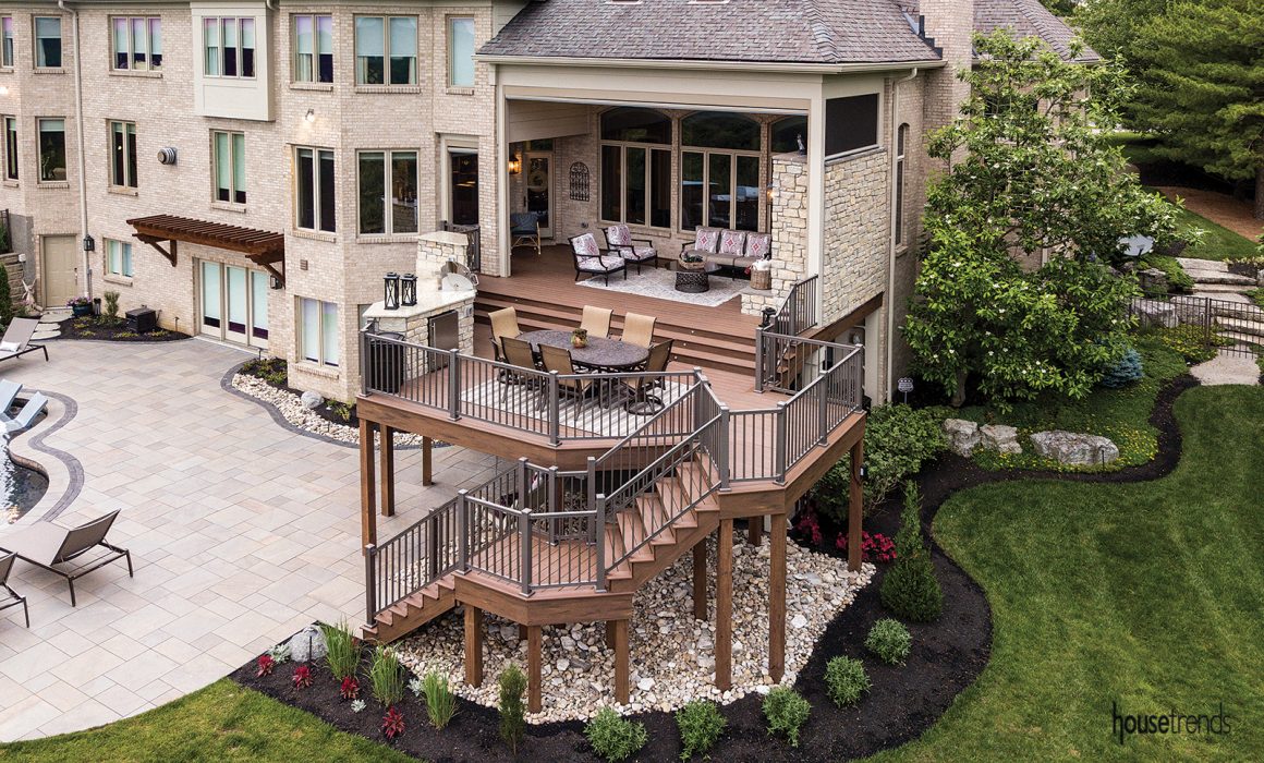 Layers of outdoor living - Housetrends