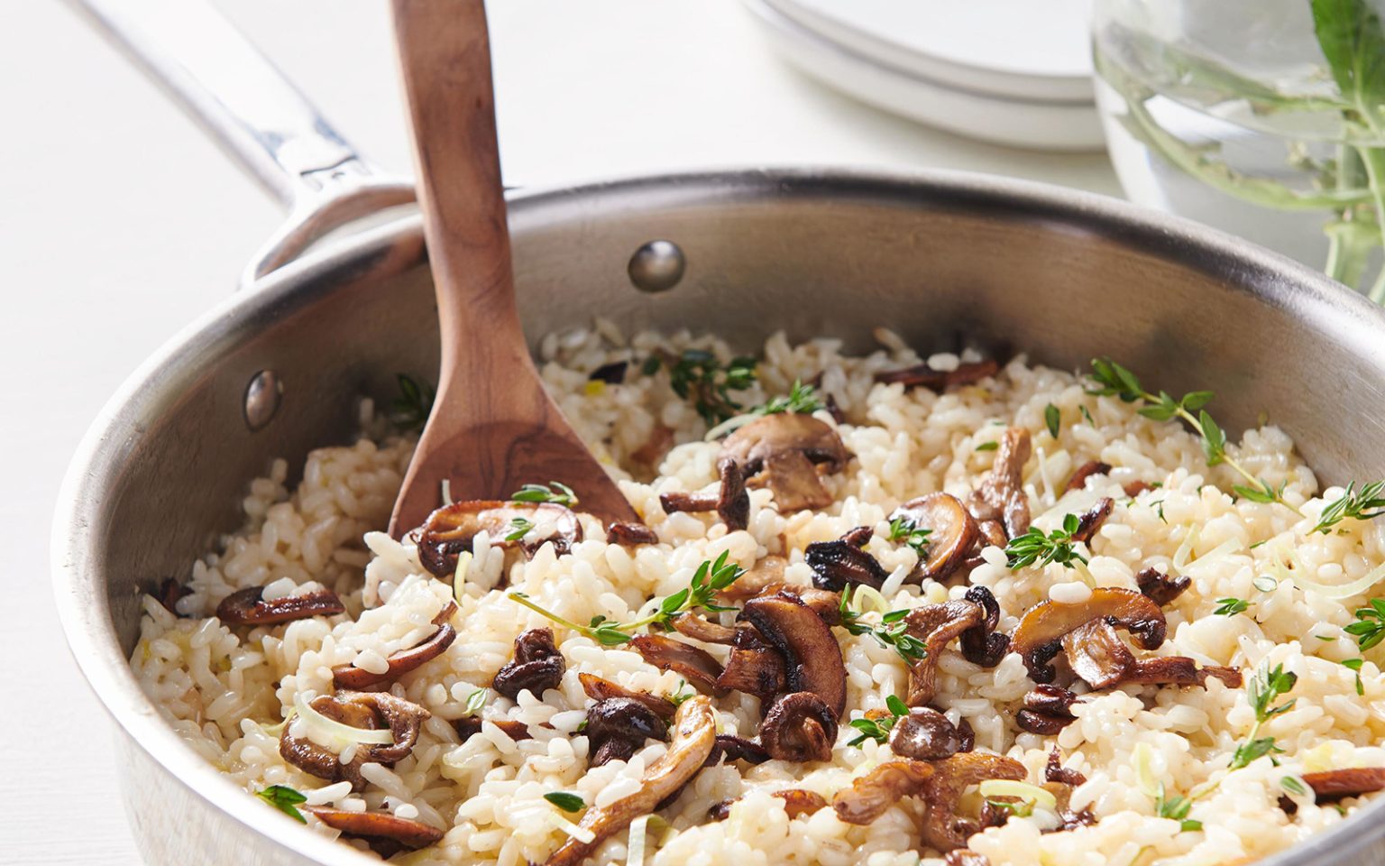 Mushroom Parmesan Risotto