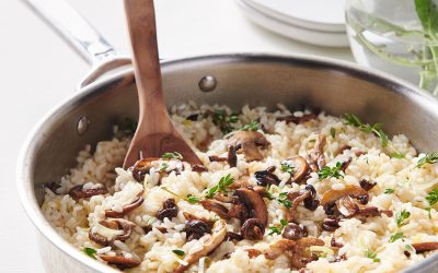 Mushroom Parmesan Risotto