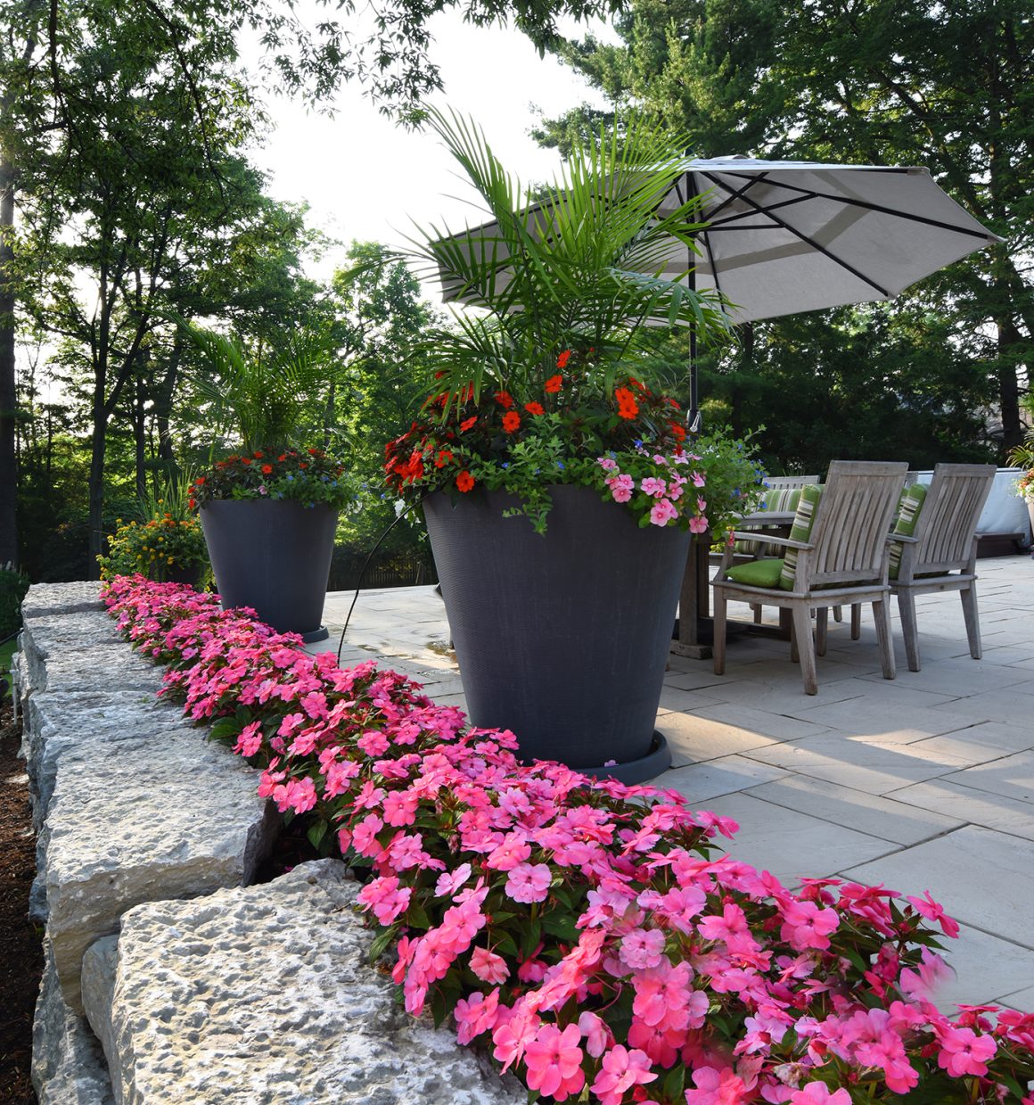 Backyard landscaping ideas create gathering spots