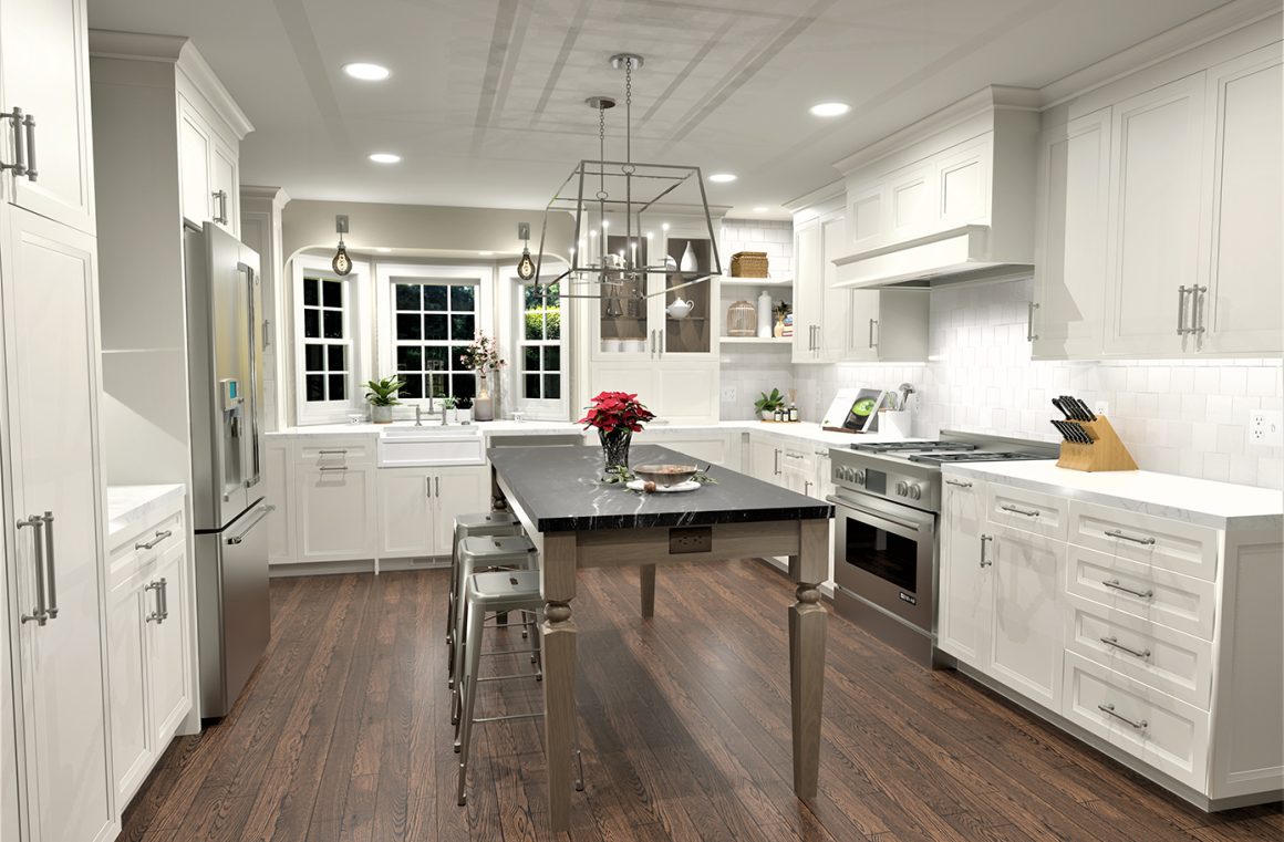 Family-friendly kitchen remodel